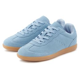 ELBSAND Sneaker »Freizeitschuh, Schnürschuh« Retro Sneaker, Lederschuh, Schnürhalbschuh aus Leder Unisex blau 40 40 Modischer Sneaker aus...