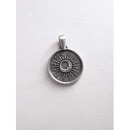 Reytel Pendant 'SUN and MOON' male Silver size One Size