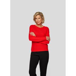 Rabe Strickpullover mit Rundhalsausschnitt safran 40 40 Langarm-Pullover f&uuml;r Damen von Rabe