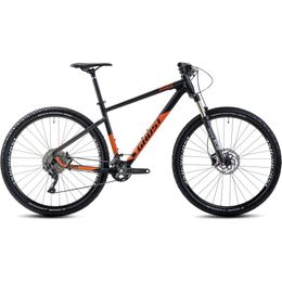 GHOST Mountainbike &raquo;Kato Advanced 27.5 AL&laquo; 10 Gang microSHIFT Adventix Schaltwerk Kettenschaltung f&uuml;r Damen und Herren, Kettenschaltung schwarz Mountainbike