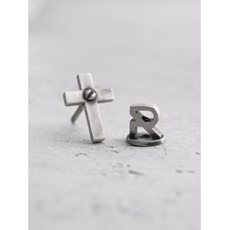 Reytel Earring 'KREUZEN' male Silver size One Size