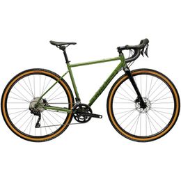 KROSS Gravelbike »Gravelbike Esker 4.0 grün 20 Gänge« 20 Gang Shimano GRX RX400 Schaltwerk Kettenschaltung grün+grün