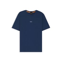 BOSS Orange T-Shirt »TChup« mit Rundhalsausschnitt Open Blue466 M M Kurzarm für angenehme Bewegungsfreiheit