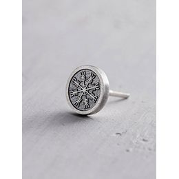 Reytel Earring 'HELMET of TERROR' male Silver size One Size