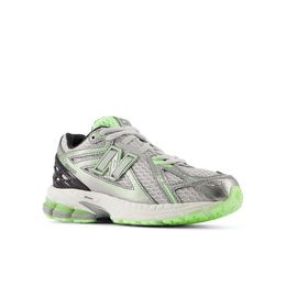New Balance Sneaker Jungen Gr&ouml;&szlig;e 34.5 grau / neongr&uuml;n