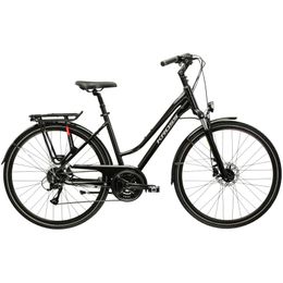 KROSS Trekkingrad »Trans 4.0« 24 Gang Shimano ACERA M3020 Schaltwerk Kettenschaltung schwarz+schwarz