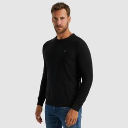 PME-Legend PME LEGEND Strickpullover mit Logostickerei black L L Pullover von PME LEGEND