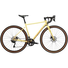 KROSS Gravelbike »Gravelbike Esker 4.0 28" gelb« 20 Gang Shimano GRX RX400 Schaltwerk Kettenschaltung gelb+gelb