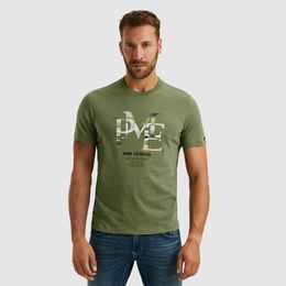 PME-Legend PME LEGEND T-Shirt mit Logo Print loden green L L T-Shirt von PME LEGEND