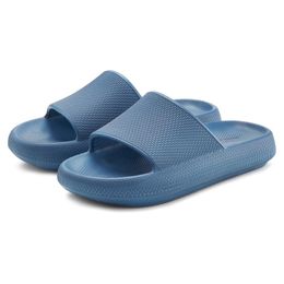 Venice Beach Badepantolette Pantolette, Mule, Sandale, offener Schuh, Badeschuh VEGAN dunkelblau 41 41 Sommerlicher Badeschuh mit wasserabweisender...