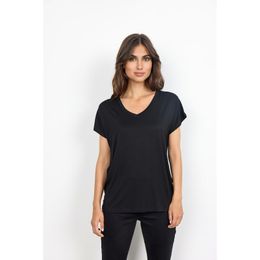 soyaconcept Damen soyaconcept V-Shirt &raquo;SC-MARICA 32&laquo; schwarz L