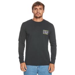 Quiksilver Langarmshirt »Taking Roots« schwarz M M Stoff: Baumwoll-Jersey-Stoff [160 g/m2]