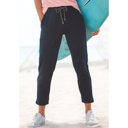 ELBSAND 7/8-Hose »Ivalo« aus Sweatware, Jogginghose, Relaxhose, Freizeitlook marine L (40) - N-Gr N-Gr L (40) Eingrifftaschen vorne