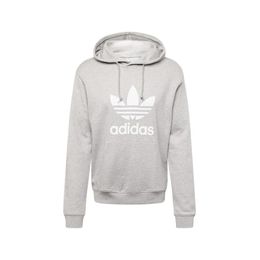 adidas originals Sweatshirt 'Adicolor Classics Trefoil' Herren Gr&ouml;&szlig;e S graumeliert / wei&szlig;