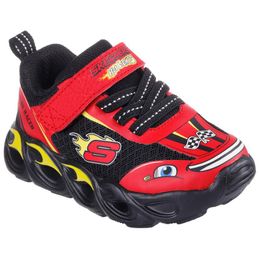 Skechers M&auml;dchen Sneaker &raquo;Hot Lights: Thermo Flash - Wheel Buddies&laquo; , Blinkschuh, Klettschuh im Hot Lights Design mit Automotiv schwarz 25
