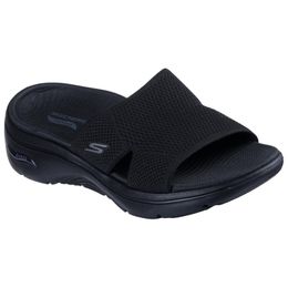 Skechers Pantolette »GO WALK ARCH FIT 2.0 SANDAL-« mit Goga Mat Fußbett schwarz 35 35 Sportive Pantolette mit Logo-Applikation