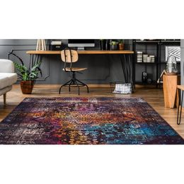 Arte Espina Teppich »Galaxy 400« rechteckig 6 mm Höhe Wohnzimmer braun/multi Obermaterial: 100% Polyester B : 120 cm 1 Stk.