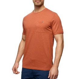 INDICODE Herren Rundhalsshirt &raquo;INAndorra&laquo; braun L