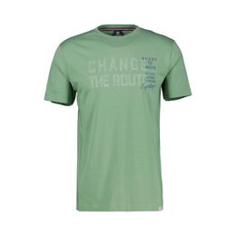 Lerros T-Shirt mit Schriftzug SAGE GREEN XXL XXL T-Shirt von Lerros