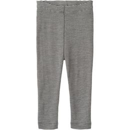 Wheat Leggings &raquo;Wool Leggings Agi&laquo; navy stripe 86 - N-Gr N-Gr 86 Woll-Leggings aus weichem Merinowoll-Jersey von Wheat f&uuml;r Babys