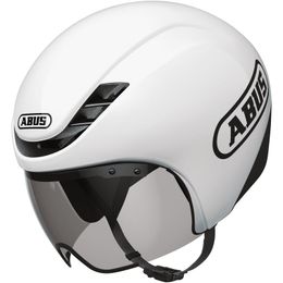 Abus Fahrradhelm &raquo;GAMECHANGER TT 1.1&laquo; wei&szlig; Fahrradhelm