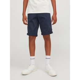Jack & Jones JACK & JONES JUNIOR Chinoshorts &raquo;JPSTBOWIE JJSHORTS SOLID SN JNR&laquo; Navy Blazer 140 - N-Gr N-Gr 140 Chinoshorts von Jack & Jones Junior