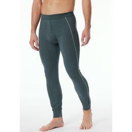 Schiesser Lange Unterhose »Comfort Fit« mit seitlichen Kontraststreifen 806-blau-mel. 8 8 Herren Unterhose von Schiesser