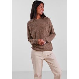 Pieces Strickpullover »PCJULIANA LS O-NECK KNIT NOOS BC« Fossil M M Strickpullover von Pieces