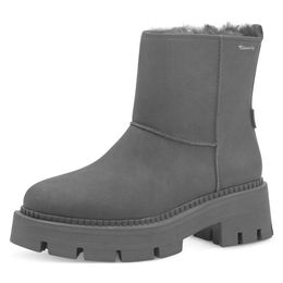 Tamaris Winterboots, Blockabsatz, Winterstiefelette, Outdoorschuh mit Duo Tex-Ausstattung schwarz 38 38 Winterstiefelette mit Ziernähten und...