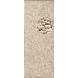 Hanse Home Teppich »Wolly 2« rechteckig 12 mm Höhe Flachgewebe, Läufer, Skandi, Woll-Optik, Esszimmer, Wohnzimmer, Flur beige/braun Obermaterial:...