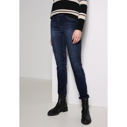 Cecil Slim-fit-Jeans »Style Toronto« mid blue used wash 25 - Länge 30 Länge 30 25 Jeanshose von Cecil