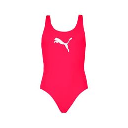 Puma Badeanzug mit Racerback-Passform rose red 152 - N-Gr N-Gr 152 Badeanzug von Puma