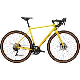 KROSS Gravelbike »Gravelbike Esker 4.0 gelb 20 Gänge« 20 Gang Shimano GRX RX400 Schaltwerk Kettenschaltung gelb+gelb