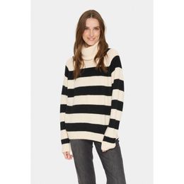 Saint Tropez Damen Rollkragenpullover &raquo;GarbieSZ Rollneck&laquo; schwarz M