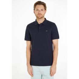 Calvin Klein Herren Poloshirt mit Logo auf der Brust blau XL