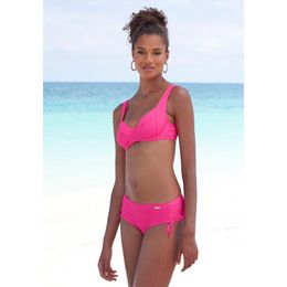Lascana Bikini-Hose »Lolo« in höherer Schnitform pink 40 - N-Gr N-Gr 40 Modische Farben