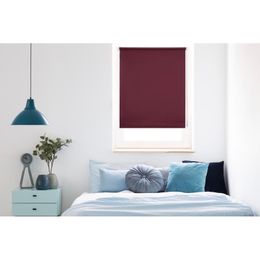 mydeco Seitenzugrollo »Win« Lichtschutz ohne Bohren freihängend bis Breite 120cm lila + weiß Obermaterial: 100% Polyester 160 cm