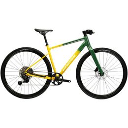 KROSS Gravelbike »Gravelbike Esker Flatbar grün 10 Gänge« 10 Gang Shimano CUES U6000 Schaltwerk Kettenschaltung grün+grün