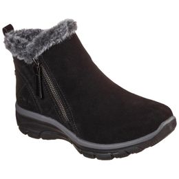 Skechers Winterboots »EASY GOING - HIGH ZIP« Winterschuh mit Fellimitatkragen schwarz 35 35 Mit 3M Scotchgard-Imprägnierung
