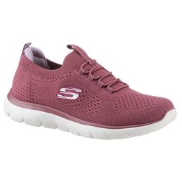 Skechers Damen Slip-On Sneaker &raquo;SUMMITS&laquo; , Freizeitschuh, Halbschuh, Slipper mit flexibler Traktionslaufsohle lila 39