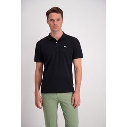 LINDBERGH Poloshirt mit Logostickerei BLACK XL XL Unifarbenes Poloshirt von LINDBERGH