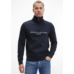 Tommy Hilfiger Sweatshirt &raquo;TOMMY LOGO MOCKNECK&laquo; desert sky M (48/50) M (48/50) Mit gro&szlig;em Tommy Schriftzug