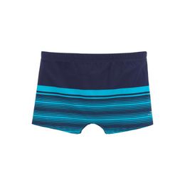 Venice Beach Boxer-Badehose im Streifendesign blau-marine 4 - N-Gr N-Gr 4 Im Streifendesign
