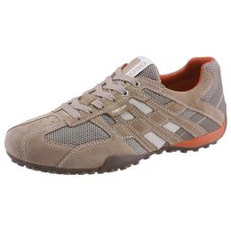 Geox Sneaker »Snake« Freizeitschuh, Schnürschuh mit Spezial Membran beige 44 44 Sportiver Halbschuh für den Alltag