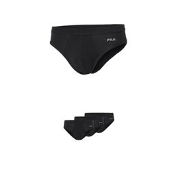 Fila Slip »MAN BRIEF« 3er Pack, mit flach verarbeiteten Nähten BLACK S S BRIEF von Fila