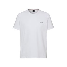 BOSS T-Shirt »Mix&Match T-Shirt R« mit Logostickerei Open White 111 L (52) L (52) Shirt von BOSS Black Menswear