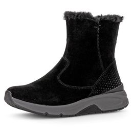 Gabor Rollingsoft Winterboots, Keilabsatz, Stiefelette mit der typischen rollingsoft-Laufsohle schwarz 39 39 Robuster Winterboots mit praktischem...