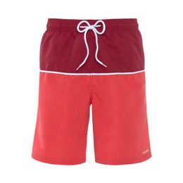 s.Oliver Badeshorts mit kontrastfarbigen Details bordeaux-hummer S - N-Gr N-Gr S Elastischer Bund mit Außenkordel