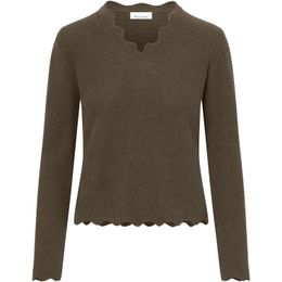 FELICITAS V-Pullover Pippa Stein (Gr&ouml;&szlig;e: M)