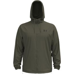 Under Armour Jacke Rival Woven Windbreaker Marine OD Green (Gr&ouml;&szlig;e: M)